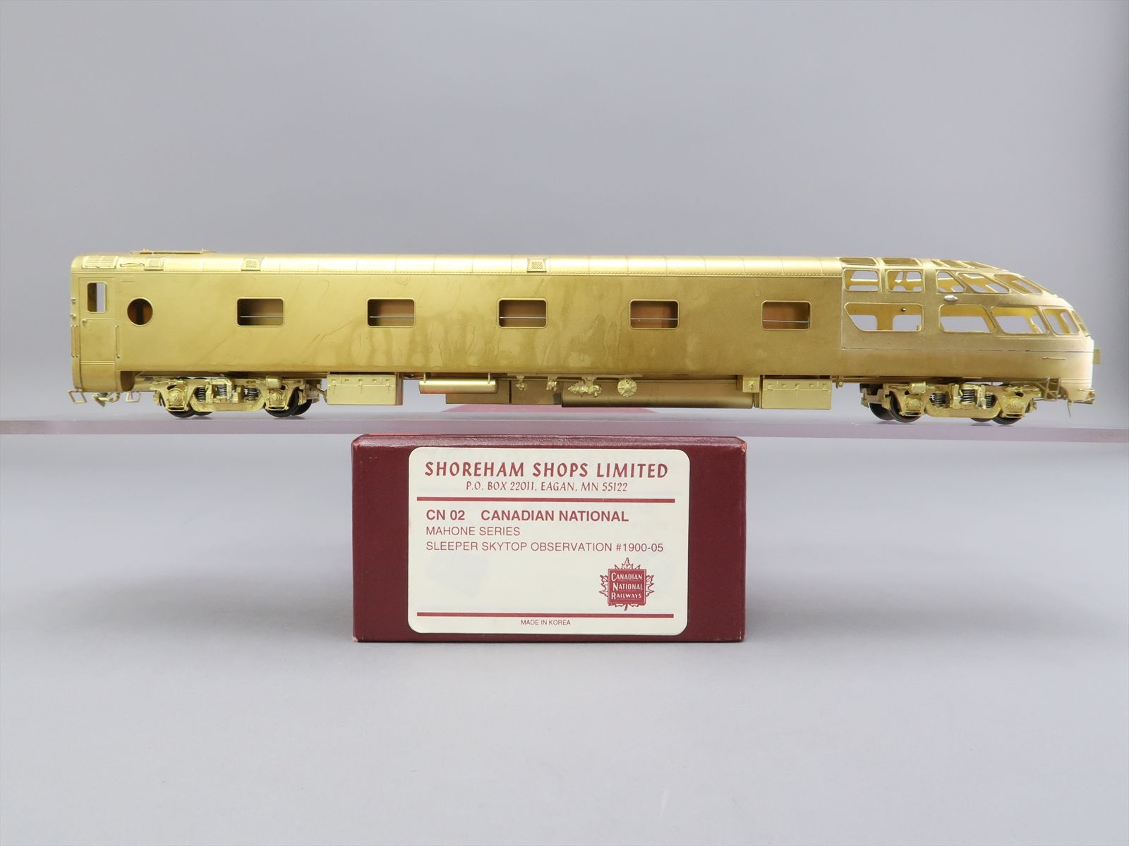 HO Brass Model - SSL CN02 CN CNR Canadian National Sleeper Skytop ...