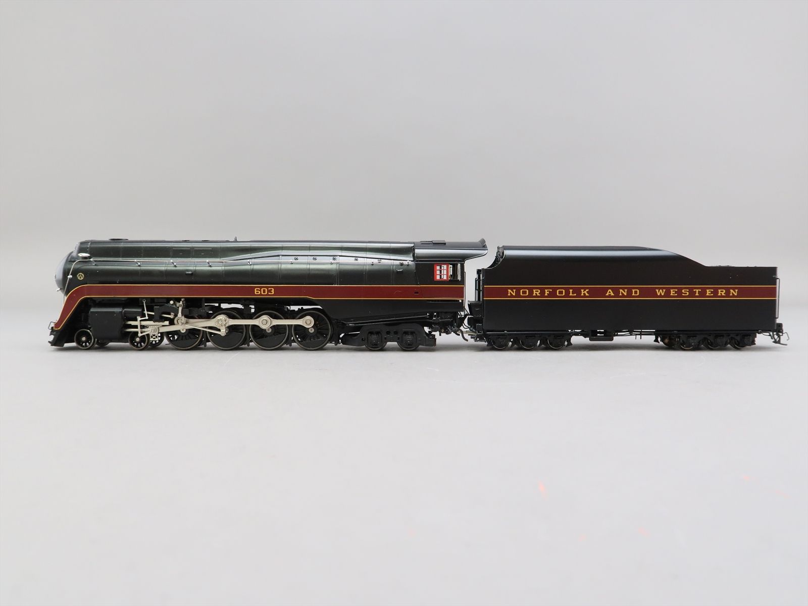 HO Brass Model - OMI 4522.1 N&W Class J 4-8-4 Streamlined #603 - F/P ...