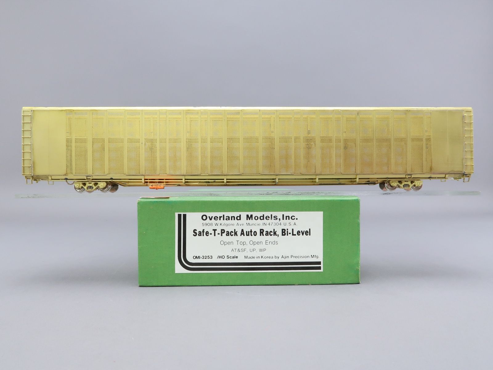 HO Brass Model - OMI 3253 UP Union Pacific Safe-T-Pack Auto Rack Bi ...