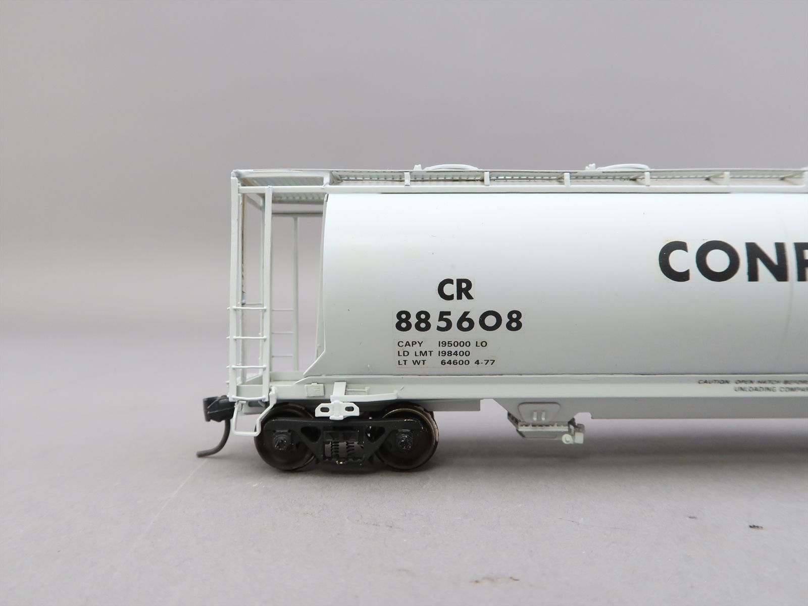 HO Brass Model - OMI 3108 CR Conrail 2 Bay Cylindrical Hopper #885608 - Custom - 1990 Run - Ajin