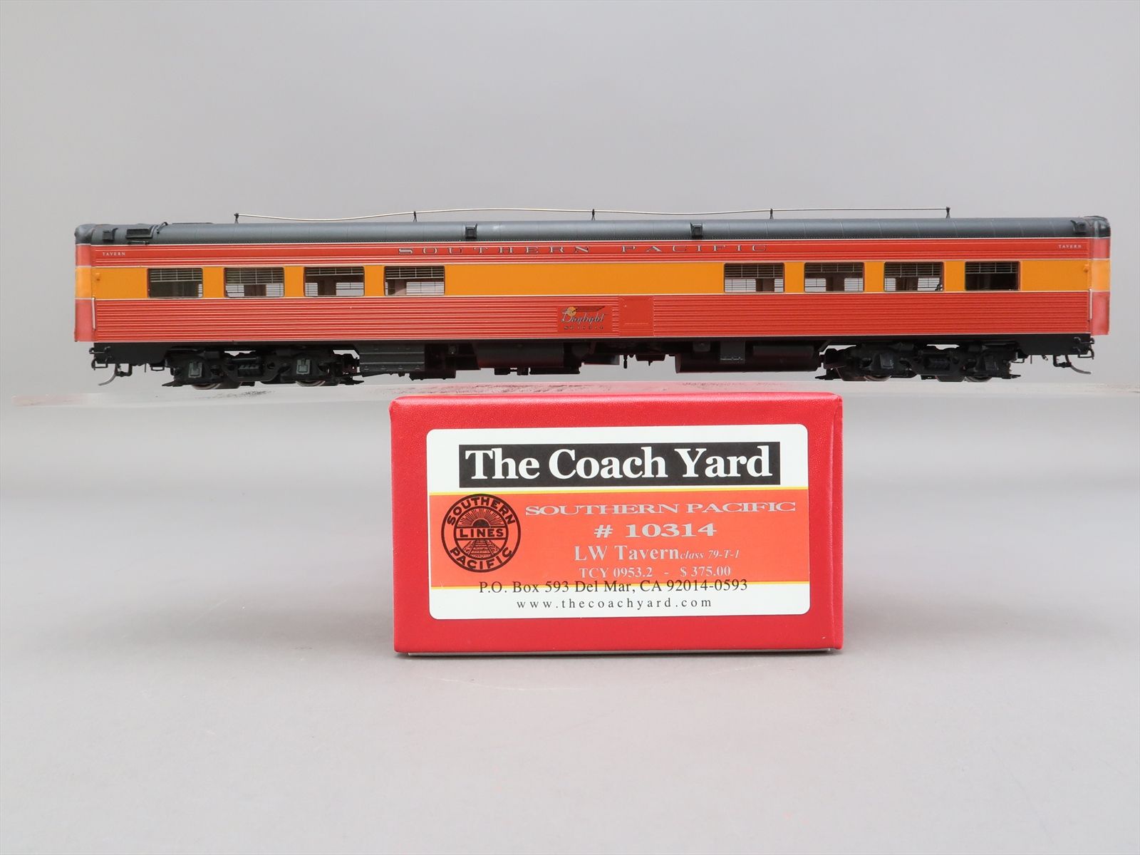 HO Brass Model - TCY 0953.2 SP Southern Pacific LW Tavern 1950's ...