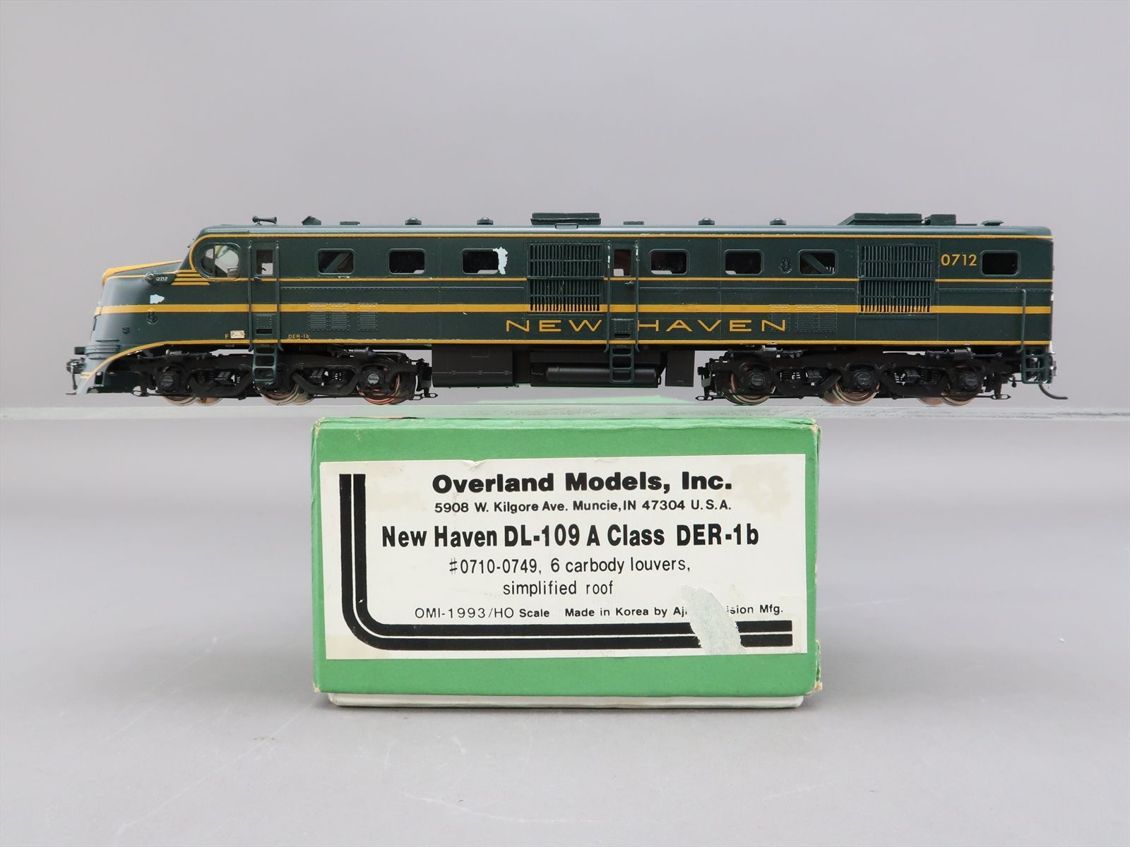 HO Brass Model - OMI 1993 NH New Haven DL-109 109A DER-1b #0712 ...