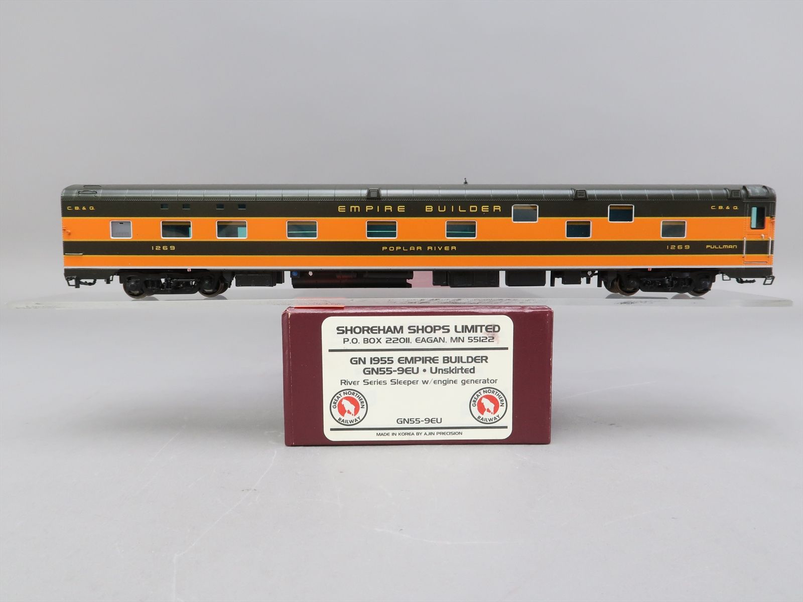 HO Brass Model - SSL GN55-9EU GN Great Northern 1955 Empire Builder ...