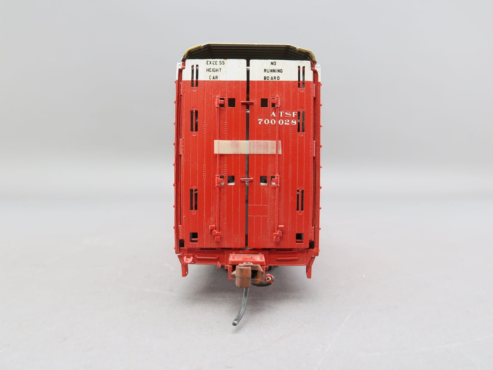 HO Brass Model - OMI 3251 AT&SF Santa Fe Safe-T-Pack Auto Rack Tri ...