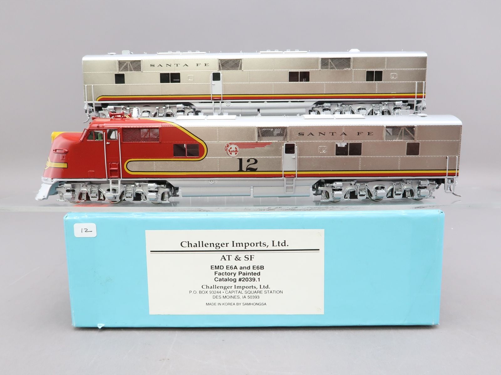 HO Brass Model - CIL 2039.1 AT&SF Santa Fe E6 E6A E6B A-B Set #12 - F/P ...