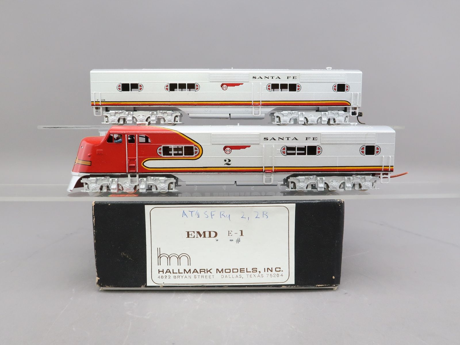 HO Brass Model - Hallmark AT&SF Santa Fe E-1 E-1A E-1B A-B Set #2 ...