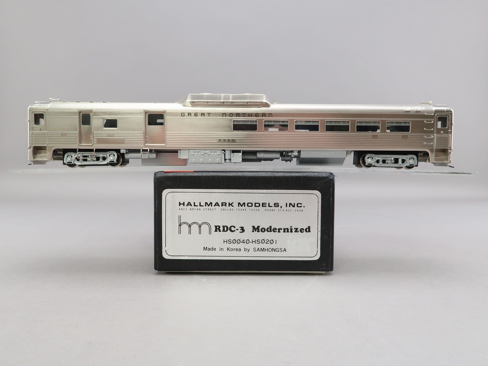 HO Scale Brass Model - HM Hallmark HS0040 GN Great Northern RDC-3 ...