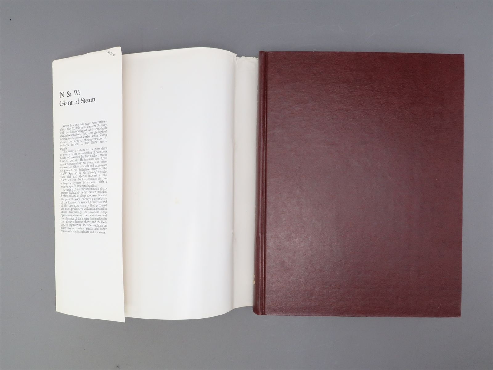 Railroad Book - N&W: Giant of Steam - Major Lewis Ingles Jeffries - 333 ...