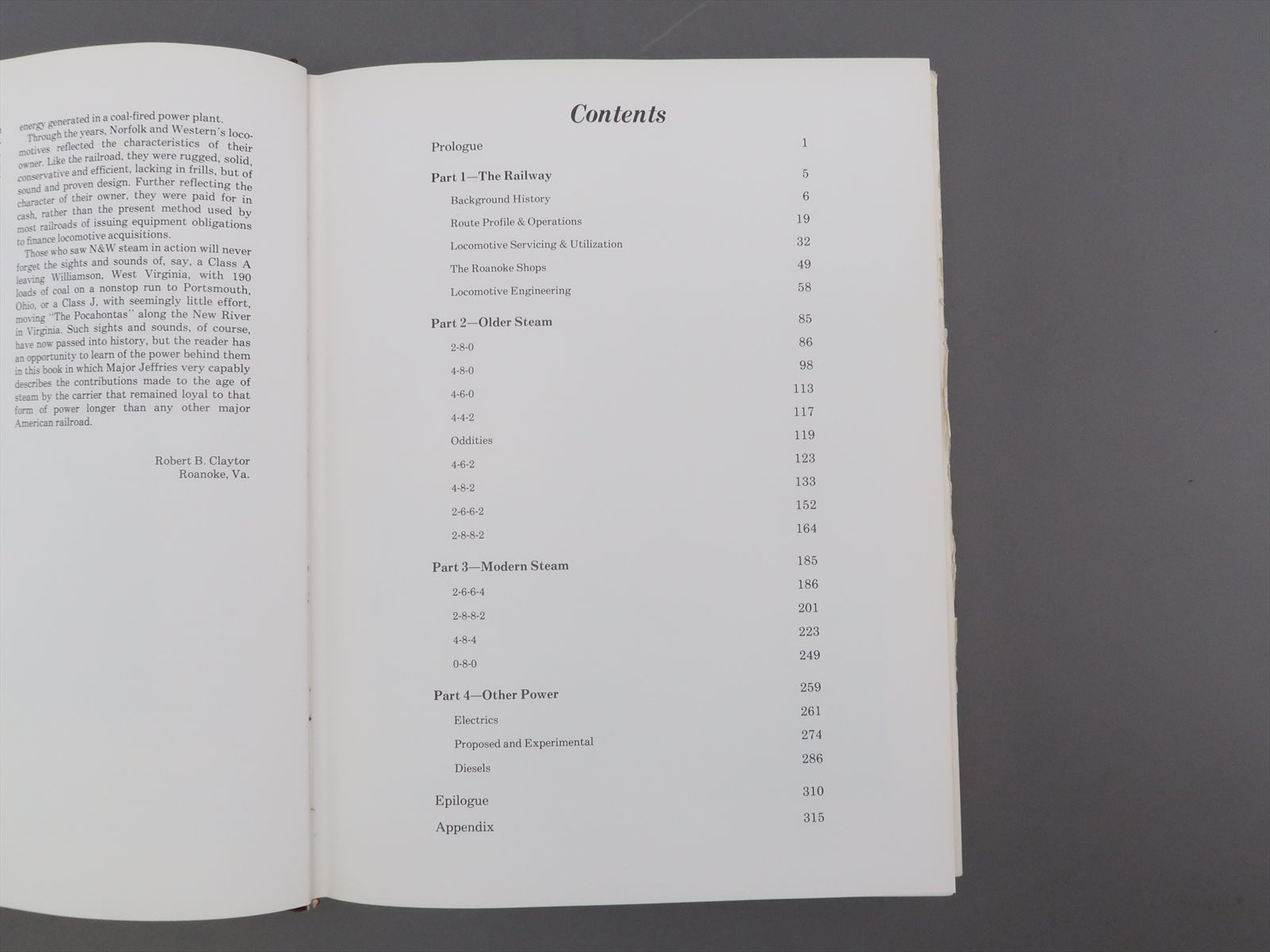 Railroad Book - N&W: Giant of Steam - Major Lewis Ingles Jeffries - 333 Pages