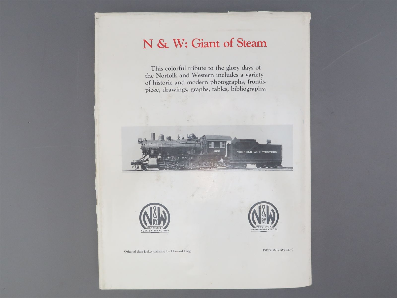 Railroad Book - N&W: Giant of Steam - Major Lewis Ingles Jeffries - 333 ...