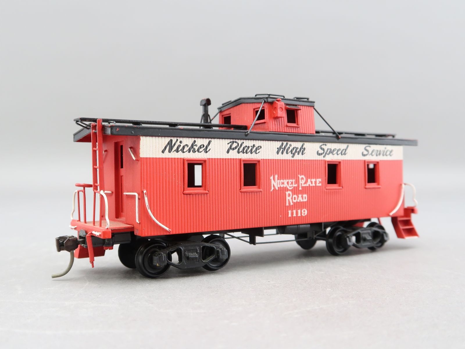 HO Brass Model - NPP NKP Nickel Plate Road Wood Caboose #1119 - Custom ...