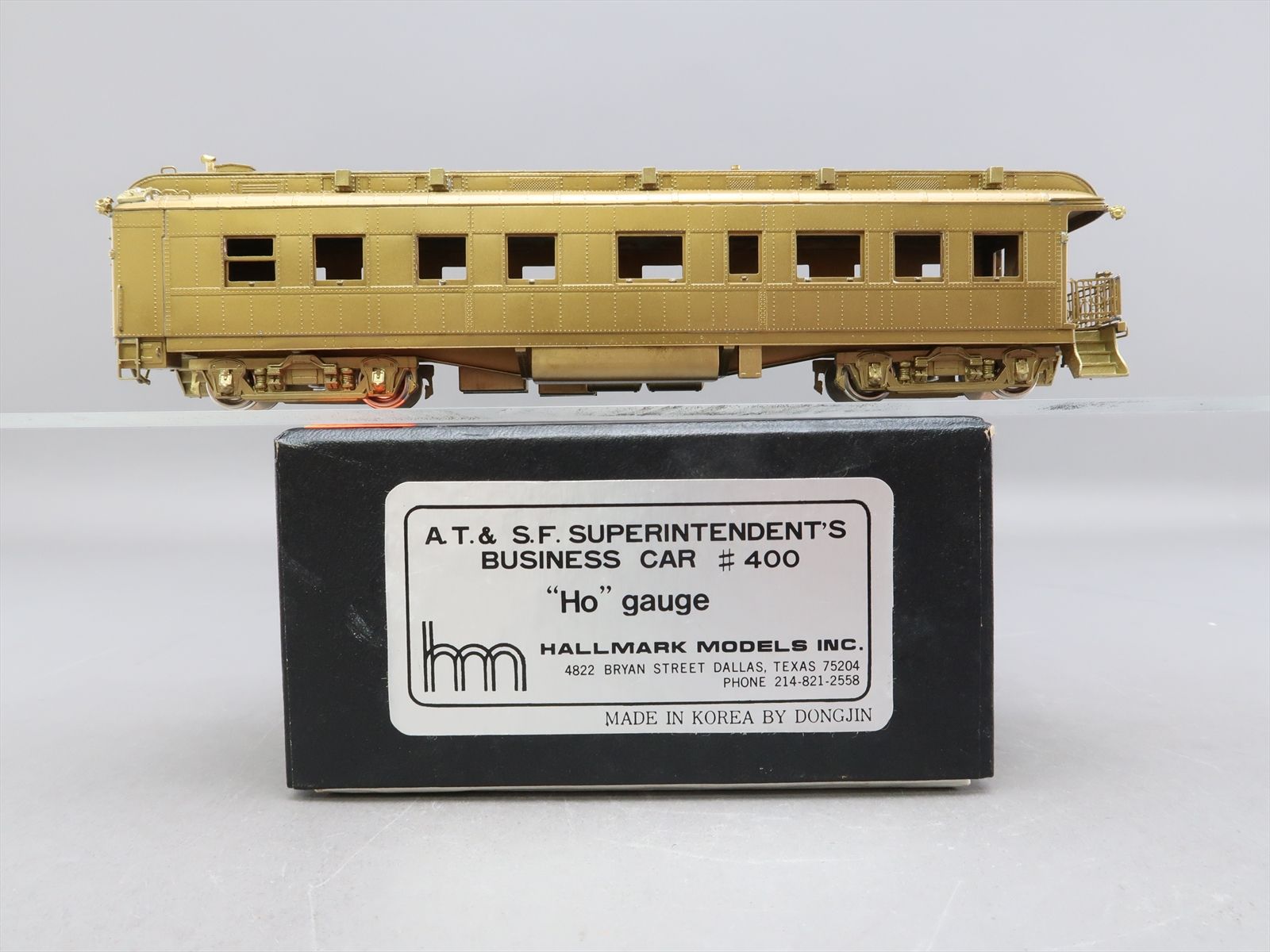 HO Brass Model - Hallmark AT&SF Superintendent's Business Car #400 ...