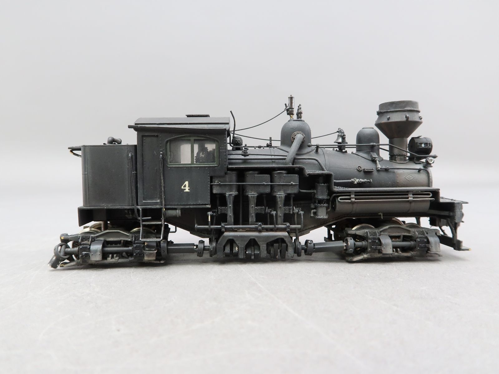 HO Brass Model - Key Cass Scenic Railway Shay #4 - Custom + Weathered ...