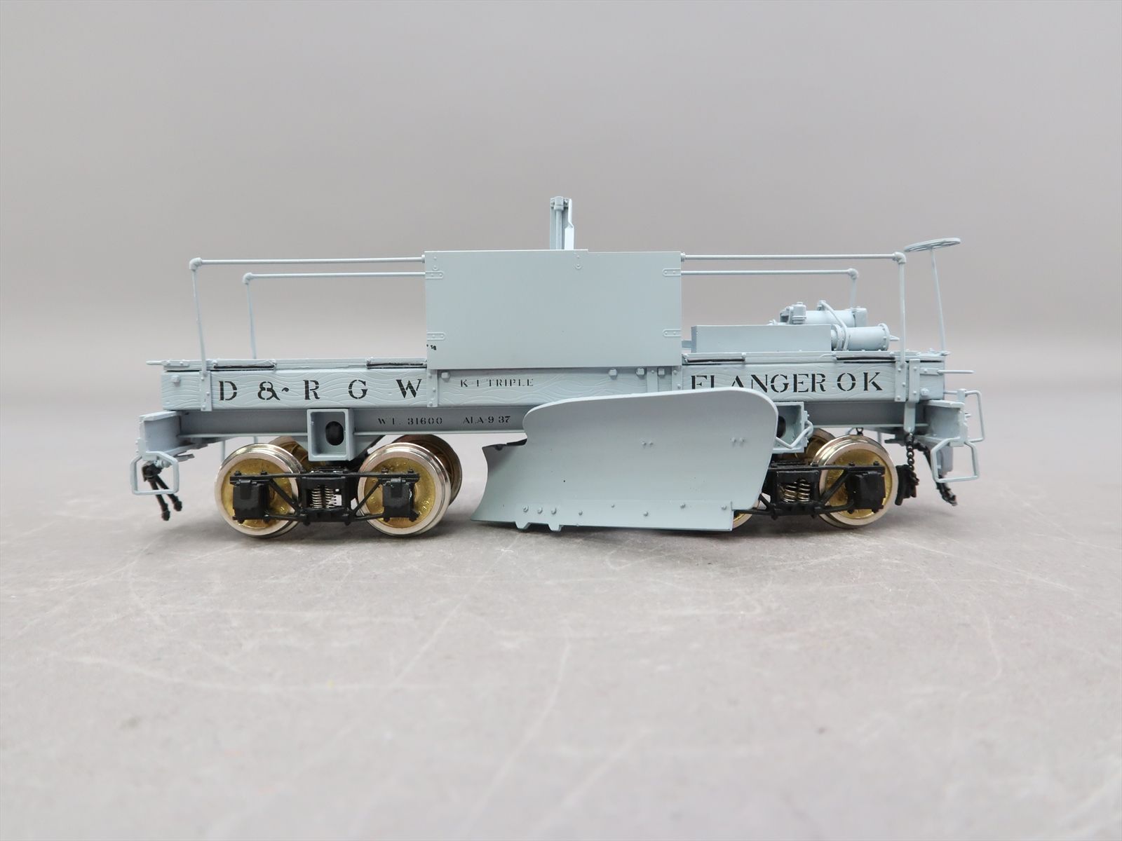 On3 Brass Model - PSC 17177-9 D&RGW Rio Grande Drag Flanger OK - F/P ...