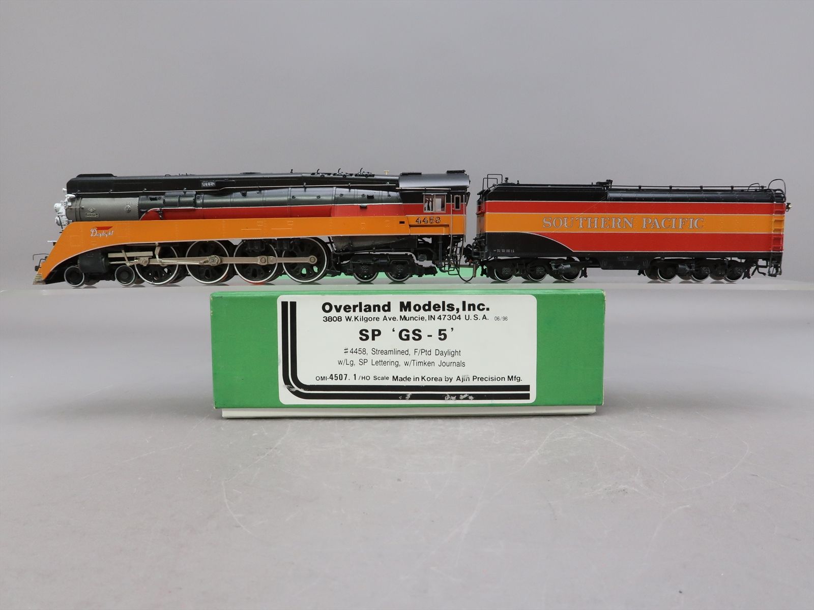 HO Brass Model - OMI 4507.1 SP Southern Pacific GS-5 4-8-4 Streamlined Daylight Skyline Casing ...