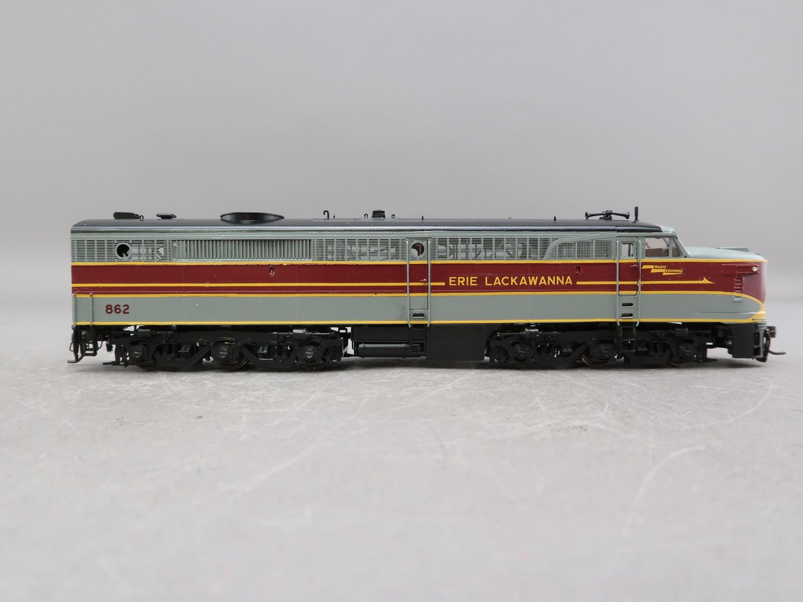 HO Brass Model - OMI 5912 EL Erie Lackawanna PA-1 #862 - Pro Paint by Gwynne Burch - 1989 Run - Ajin