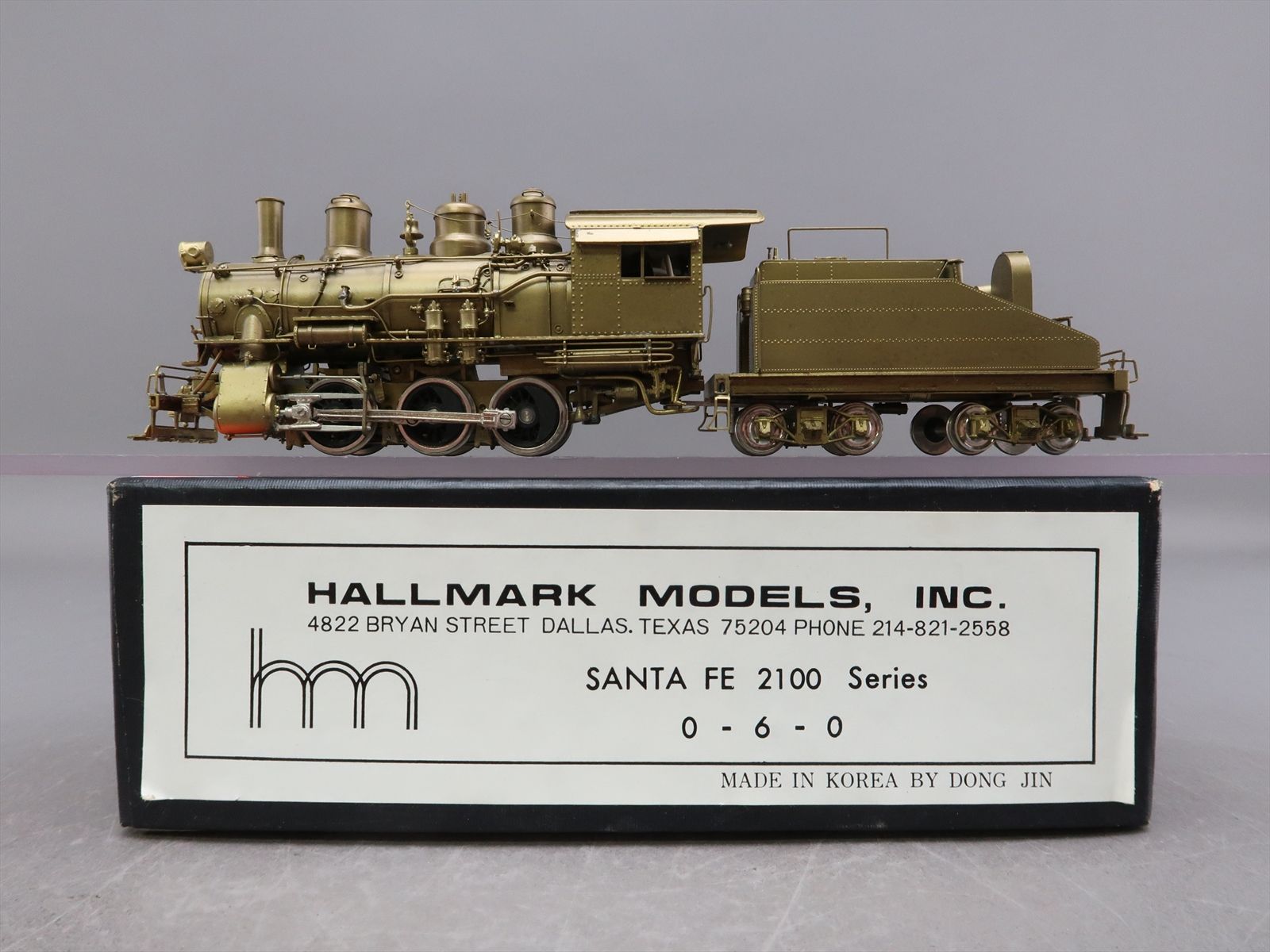 HO Brass Model - Hallmark AT&SF Santa Fe 0-6-0 Switcher 2100 Series ...