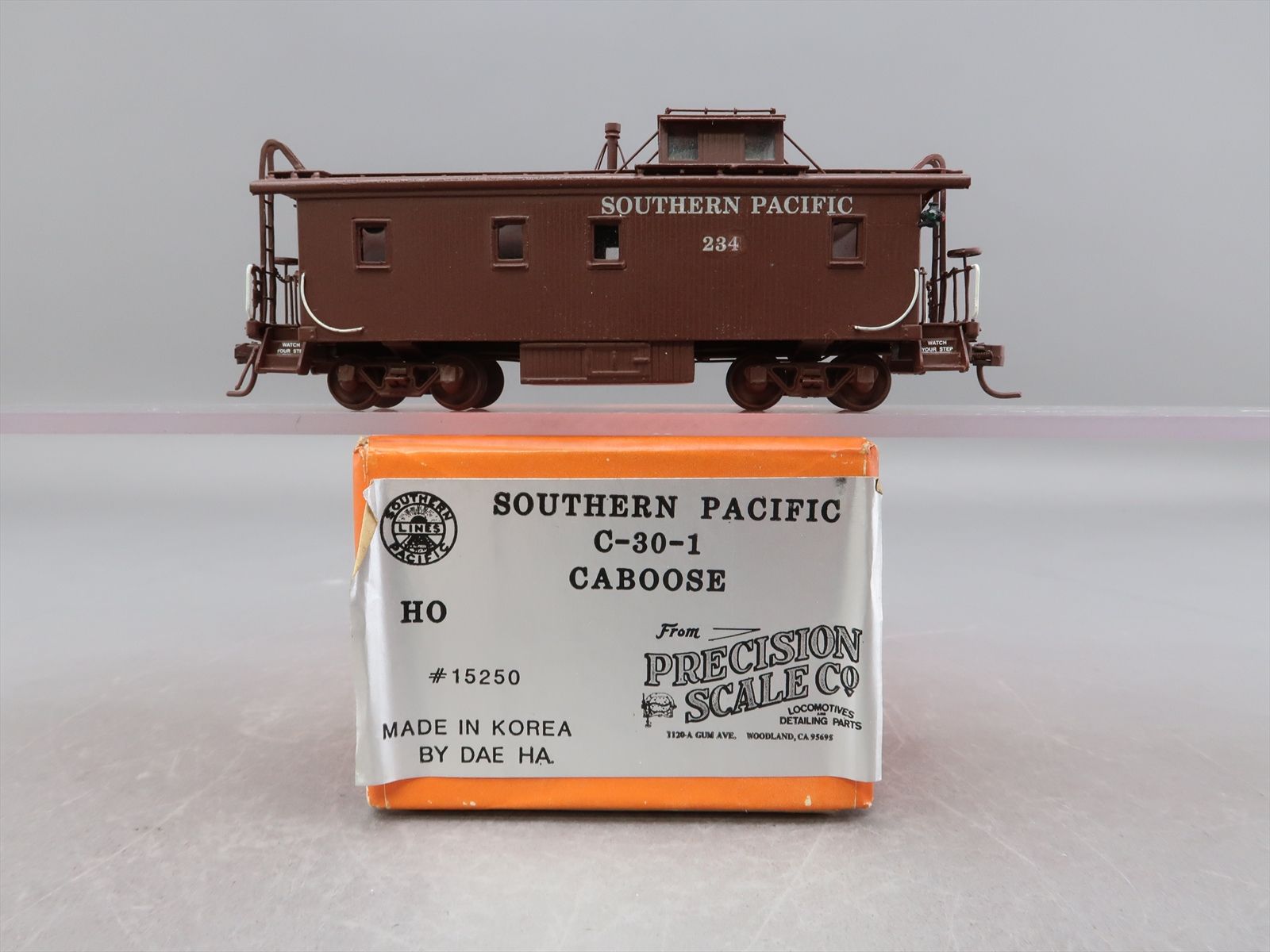 HO Brass Model - PSC 15250 SP Southern Pacific C-30-1 Caboose #234 ...