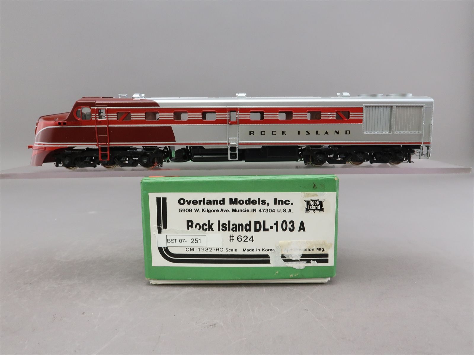 HO Brass Model - OMI 1982 CRI&P RI Rock Island DL-103A #624 - Custom ...