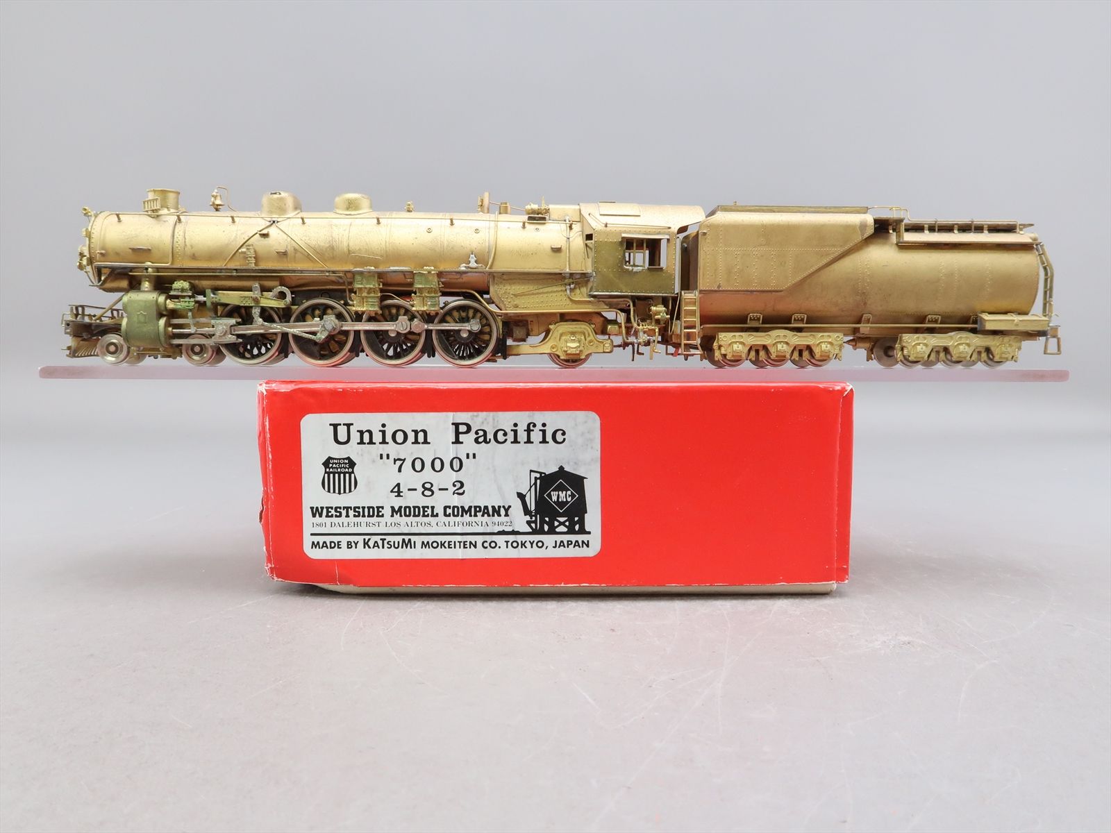 HO Brass Model - WMC UP Union Pacific 4-8-2 7000 Class - Unpainted - 1977 Run - Katsumi