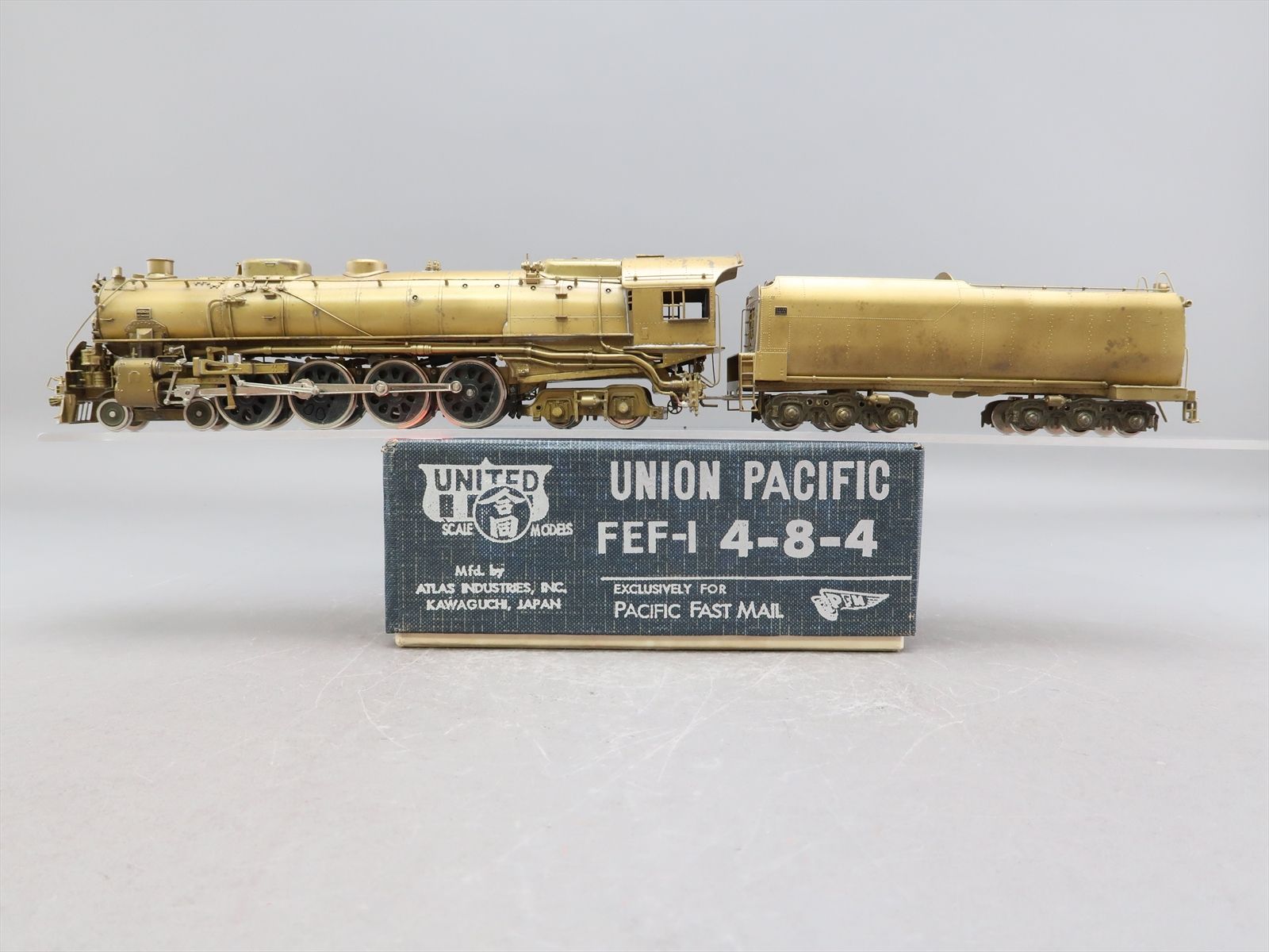 HO Brass Model - PFM UP Union Pacific FEF-1 4-8-4 - Unpainted - 1976 ...