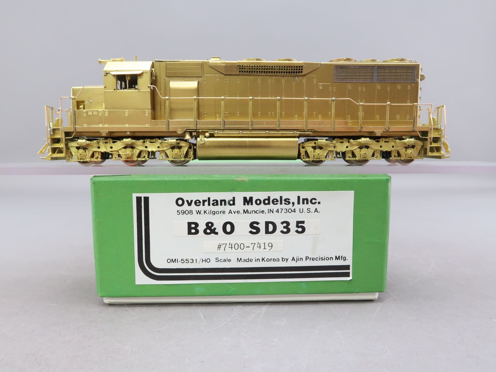 HO Brass Model - OMI 5331 UP Union Pacific SD40-2 Extended Range Dynamic Brakes Late Radiators ...