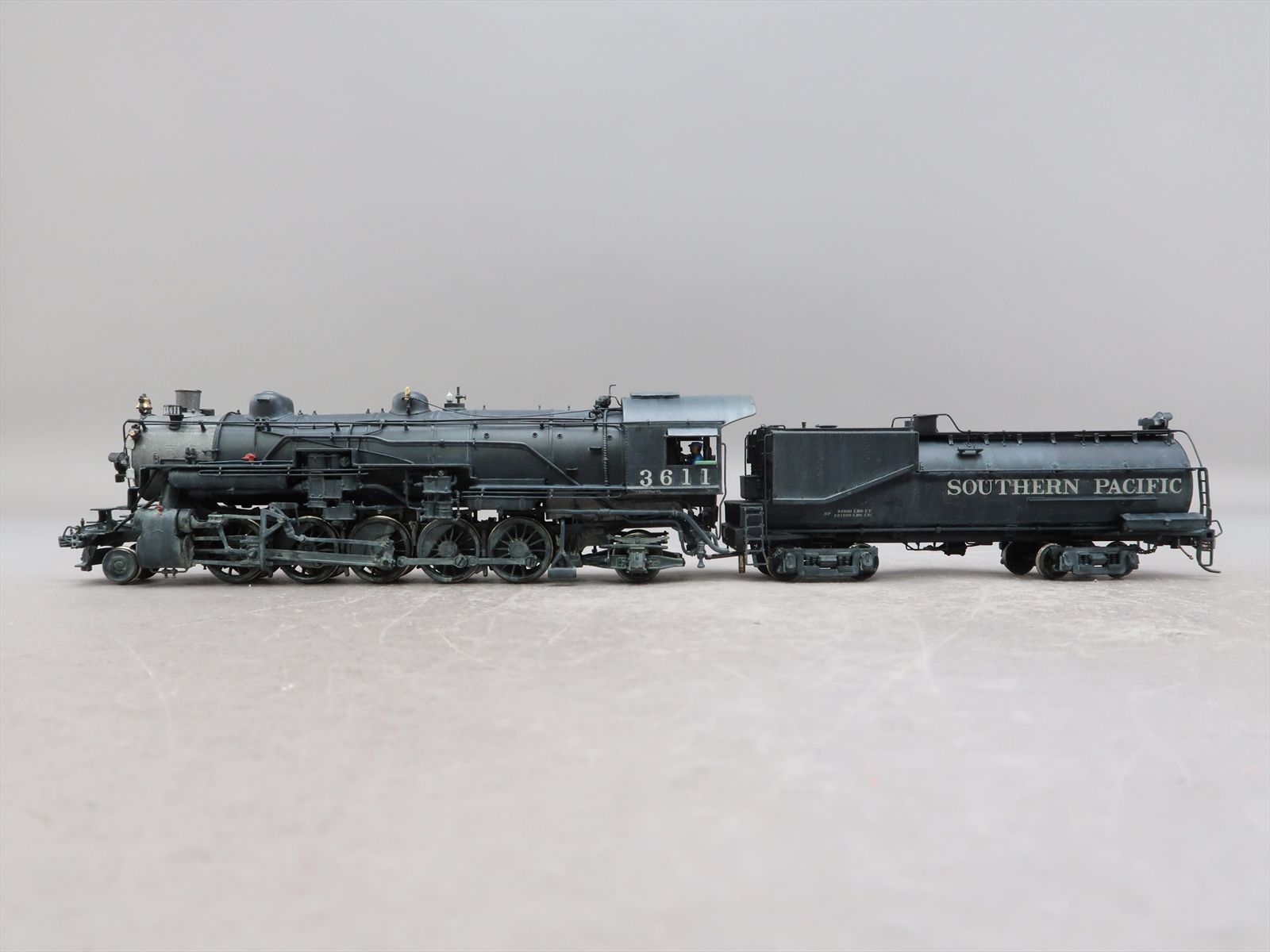 HO Brass Model - SS Sunset SP Southern Pacific F-1 2-10-2 #3611 - Fair ...