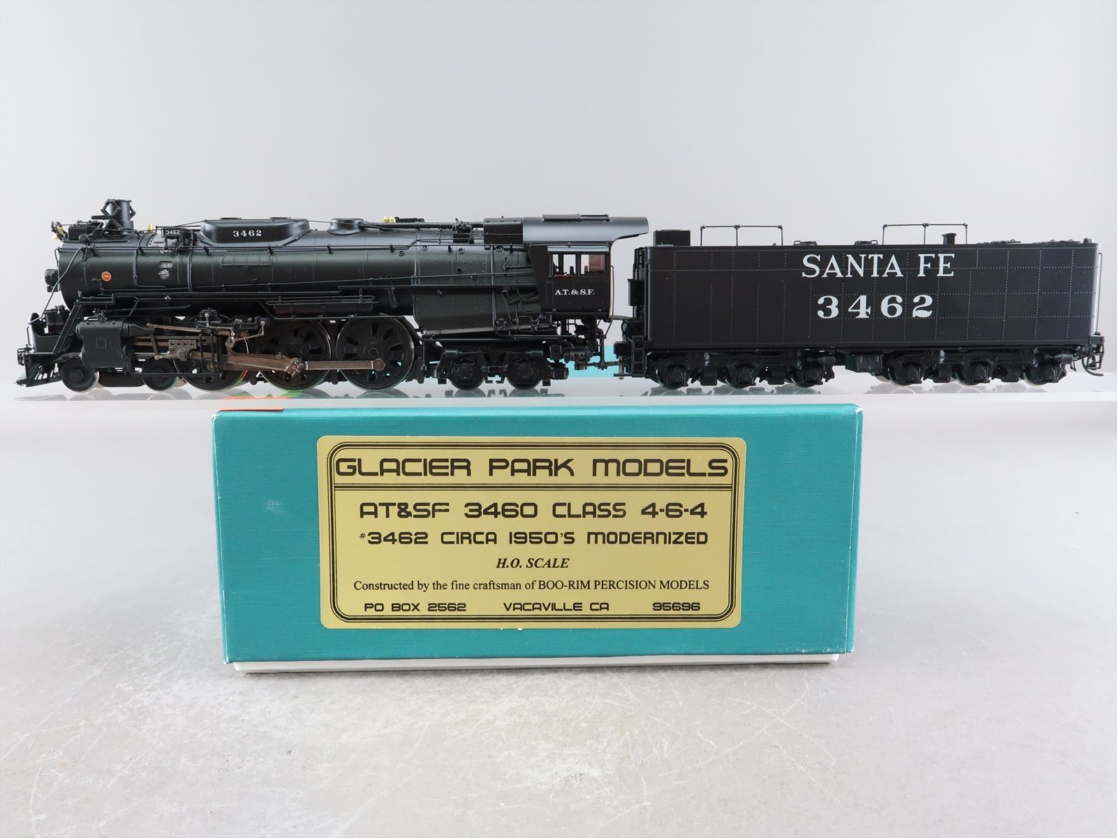 HO Brass Model - GPM AT&SF Santa Fe 3460 Class 4-6-4 #3462 1950's ...