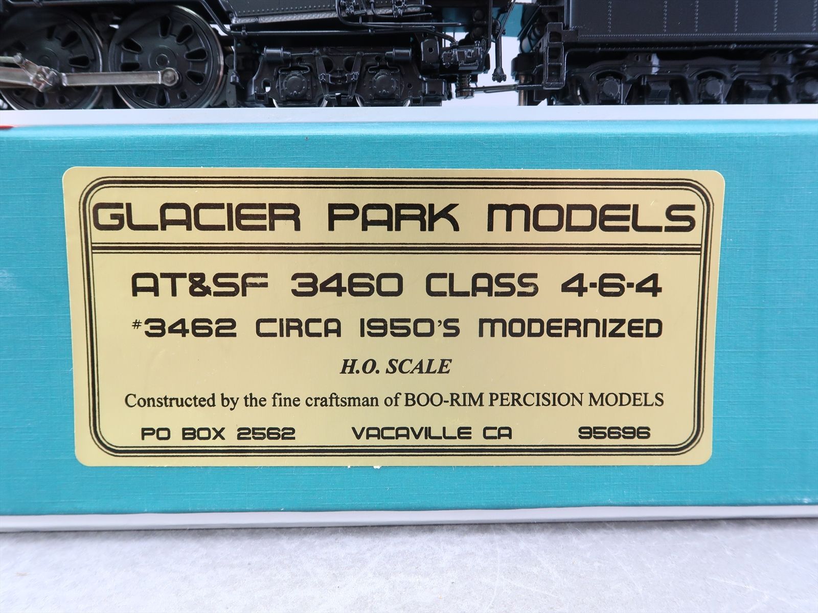 HO Brass Model - GPM AT&SF Santa Fe 3460 Class 4-6-4 #3462 1950's ...