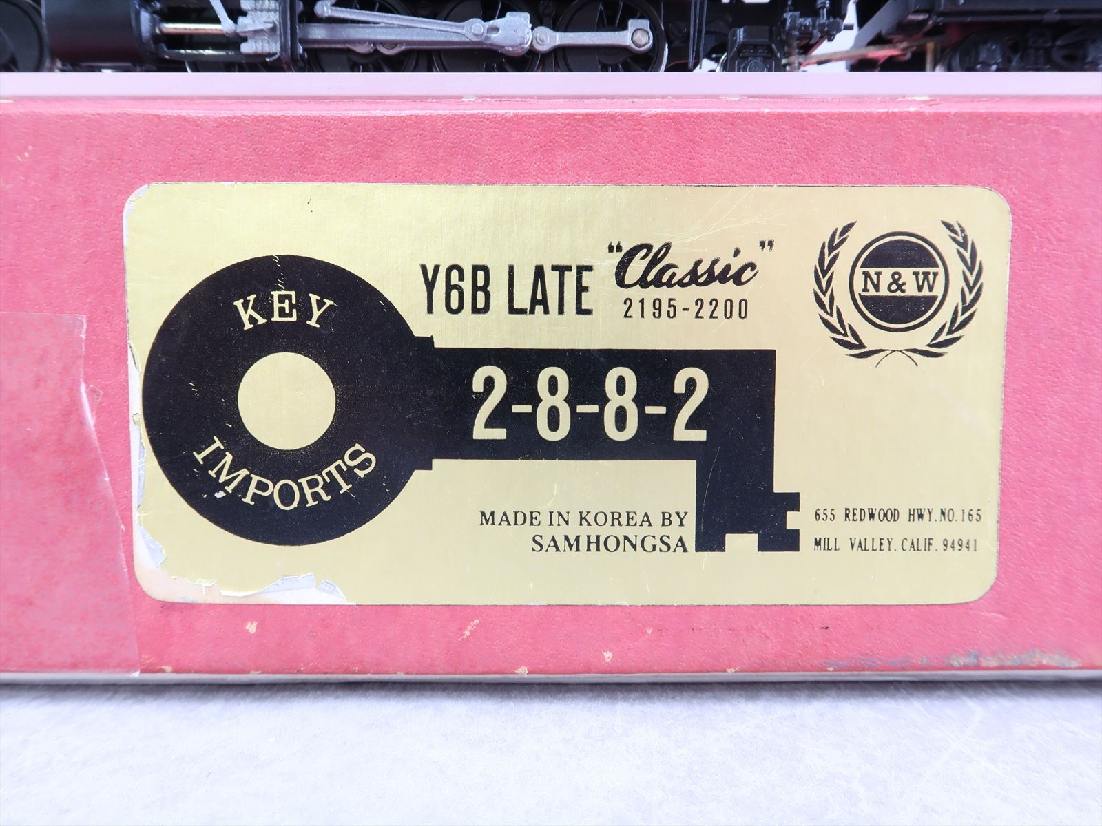 HO Brass Model - Key N&W Norfolk & Western Y6b 2-8-8-2 Late #2199 - Pro ...