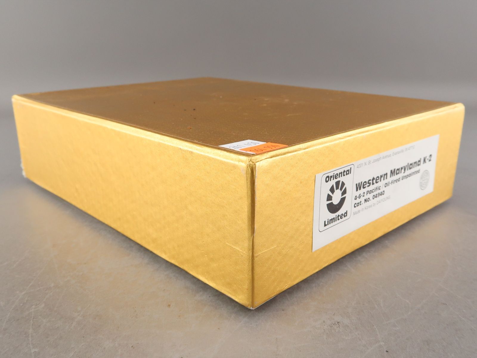 HO Brass Model - Oriental 04940 WM Western Maryland K-2 4-6-2 Oil Tender - Unpainted - 1988 Run ...