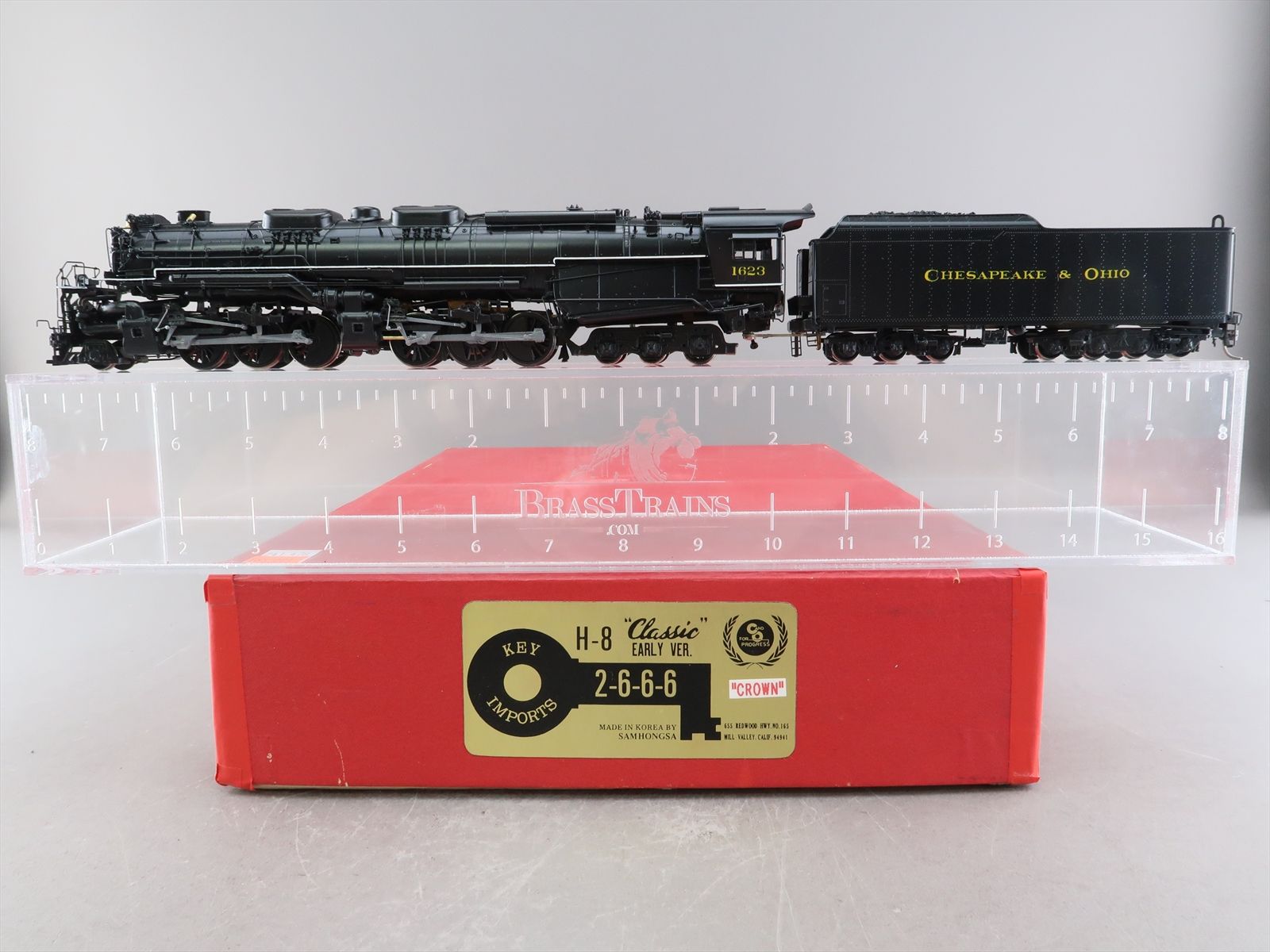 HO Brass Model - Key C&O Chesapeake & Ohio Early Version H-8 2-6-6-6 ...