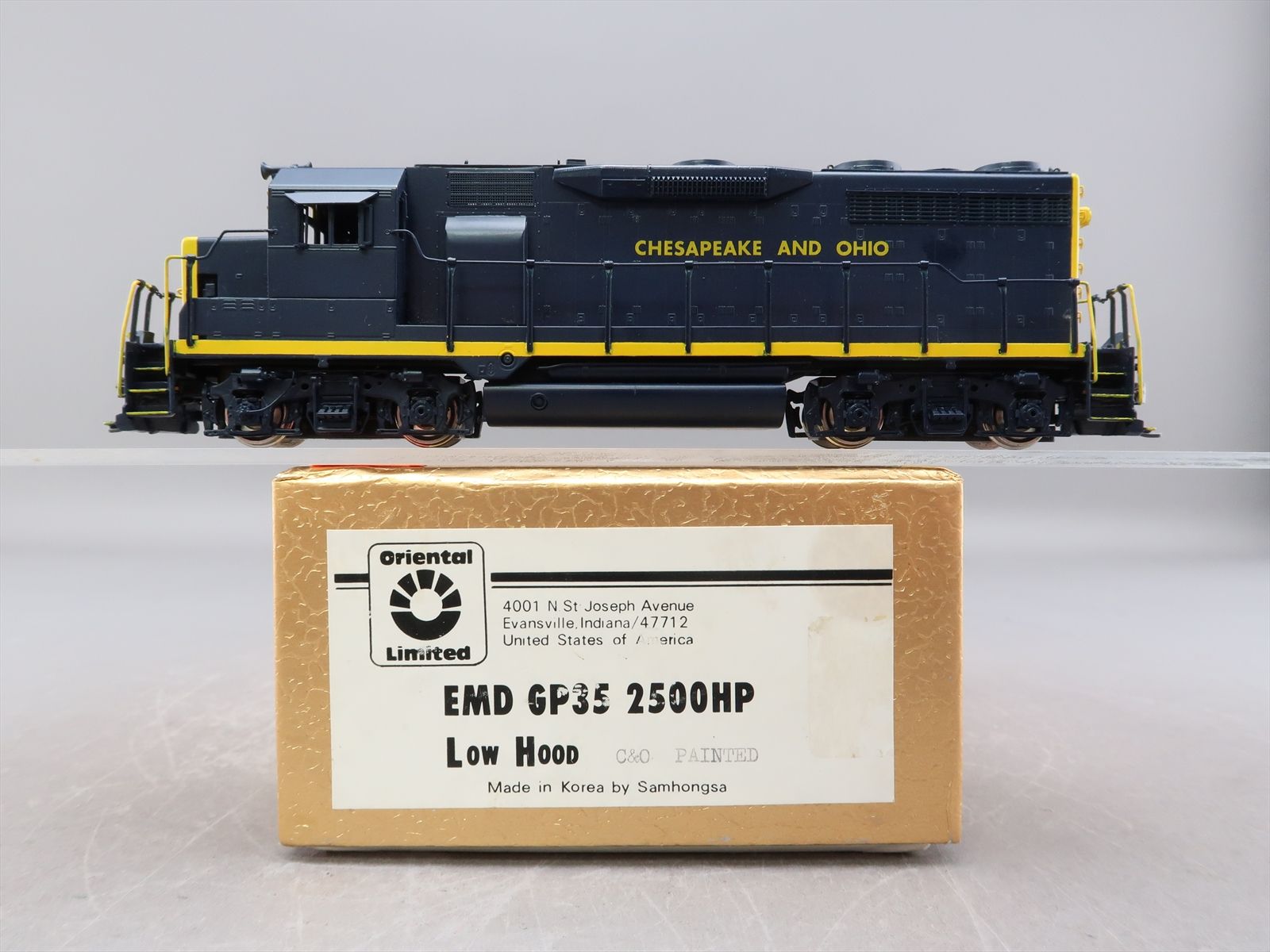 HO Brass Model - Oriental C&O Chesapeake & Ohio EMD GP35 - F/P - 1988 ...