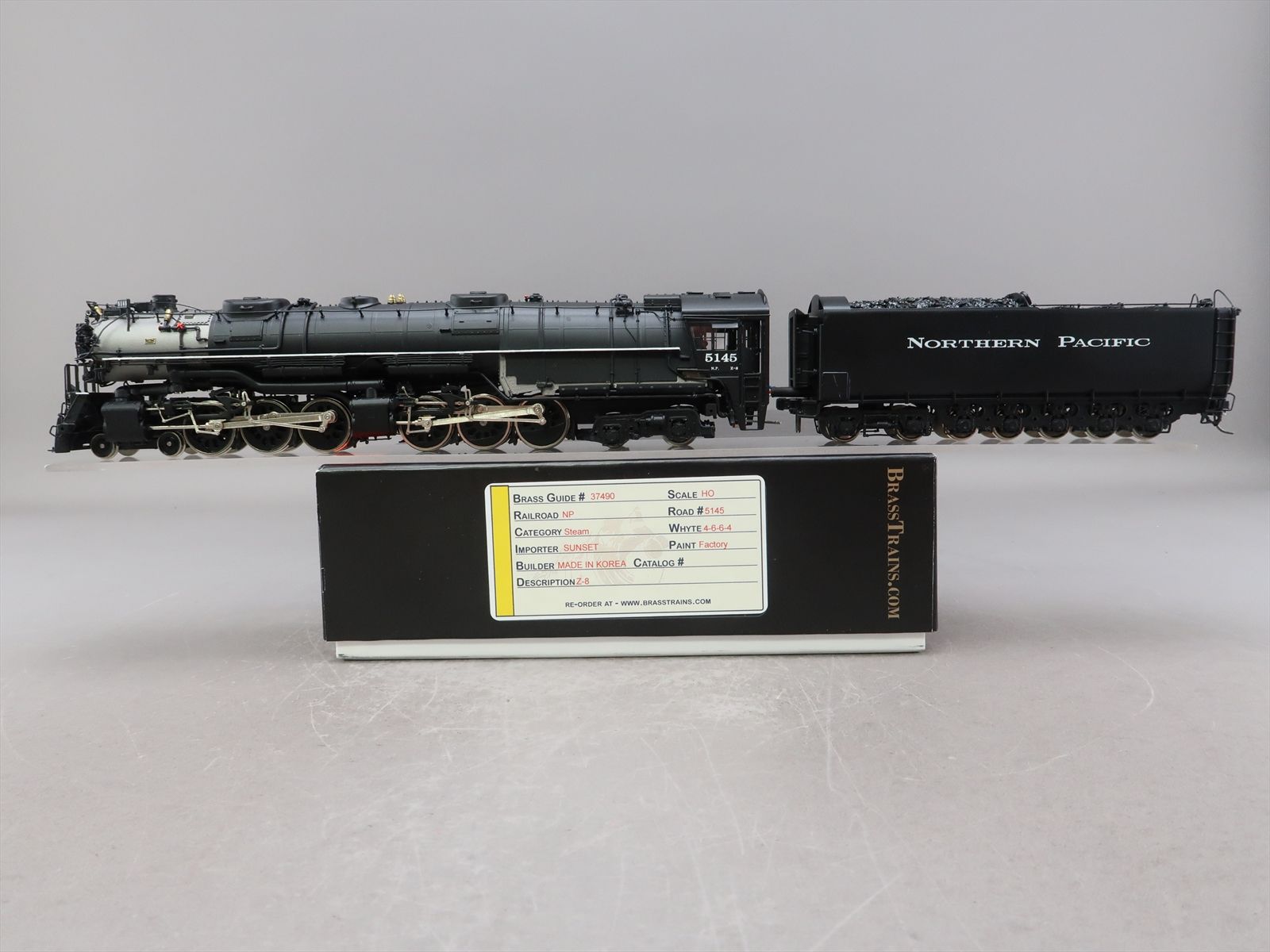 HO Brass Model - Sunset NP Northern Pacific Z-8 Challenger 4-6-6-4 ...