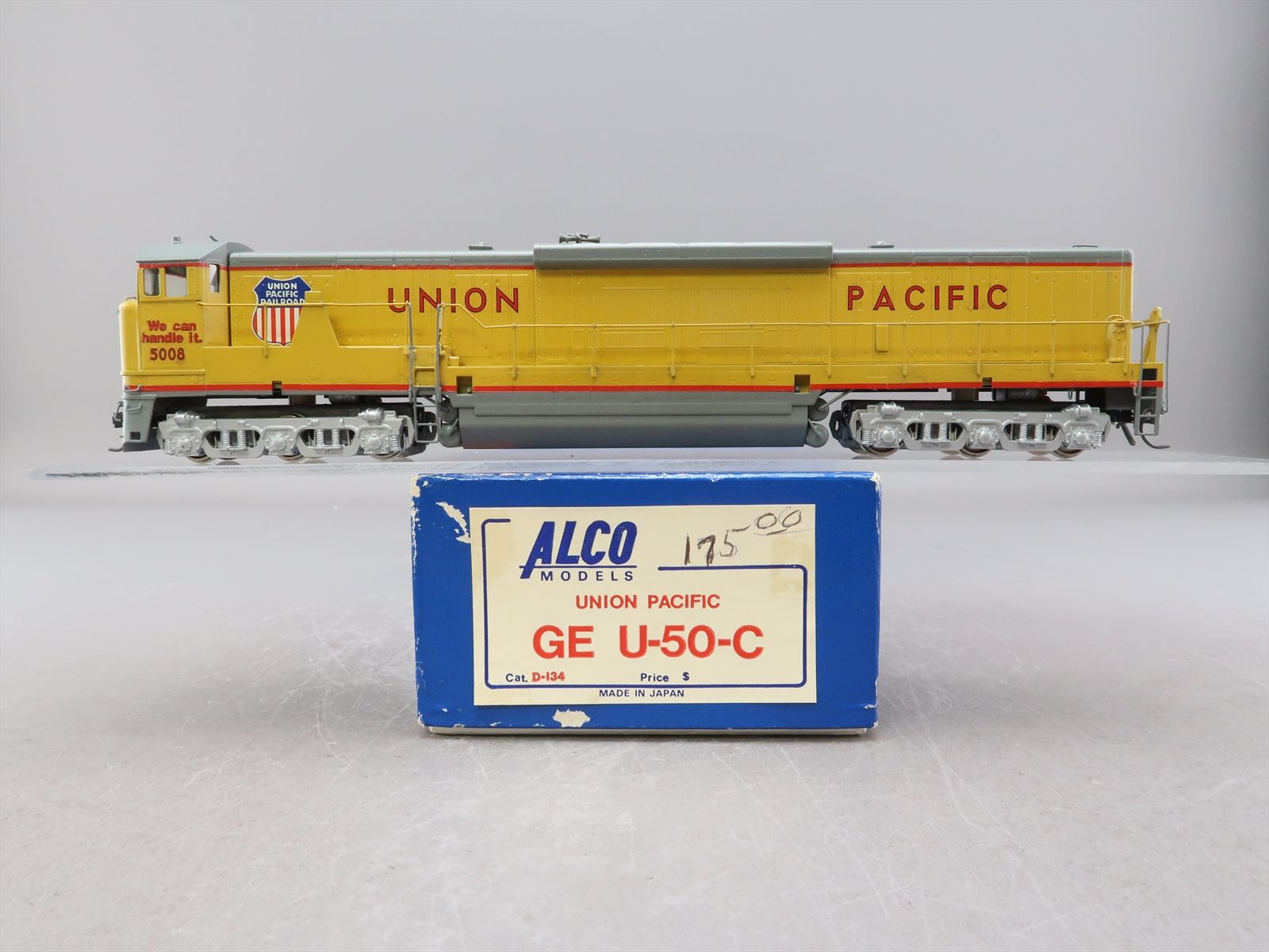 HO Brass Model - ALCO D-134 UP Union Pacific GE U50C #5008 - Custom ...
