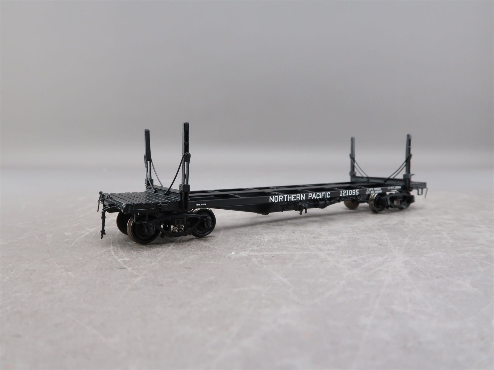 HO Brass Model - W&R NP Northern Pacific Truss Rod Log Car Set of 3 - F ...