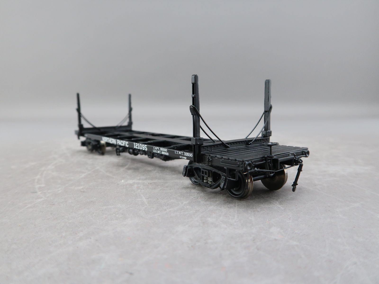HO Brass Model - W&R NP Northern Pacific Truss Rod Log Car Set of 3 - F ...
