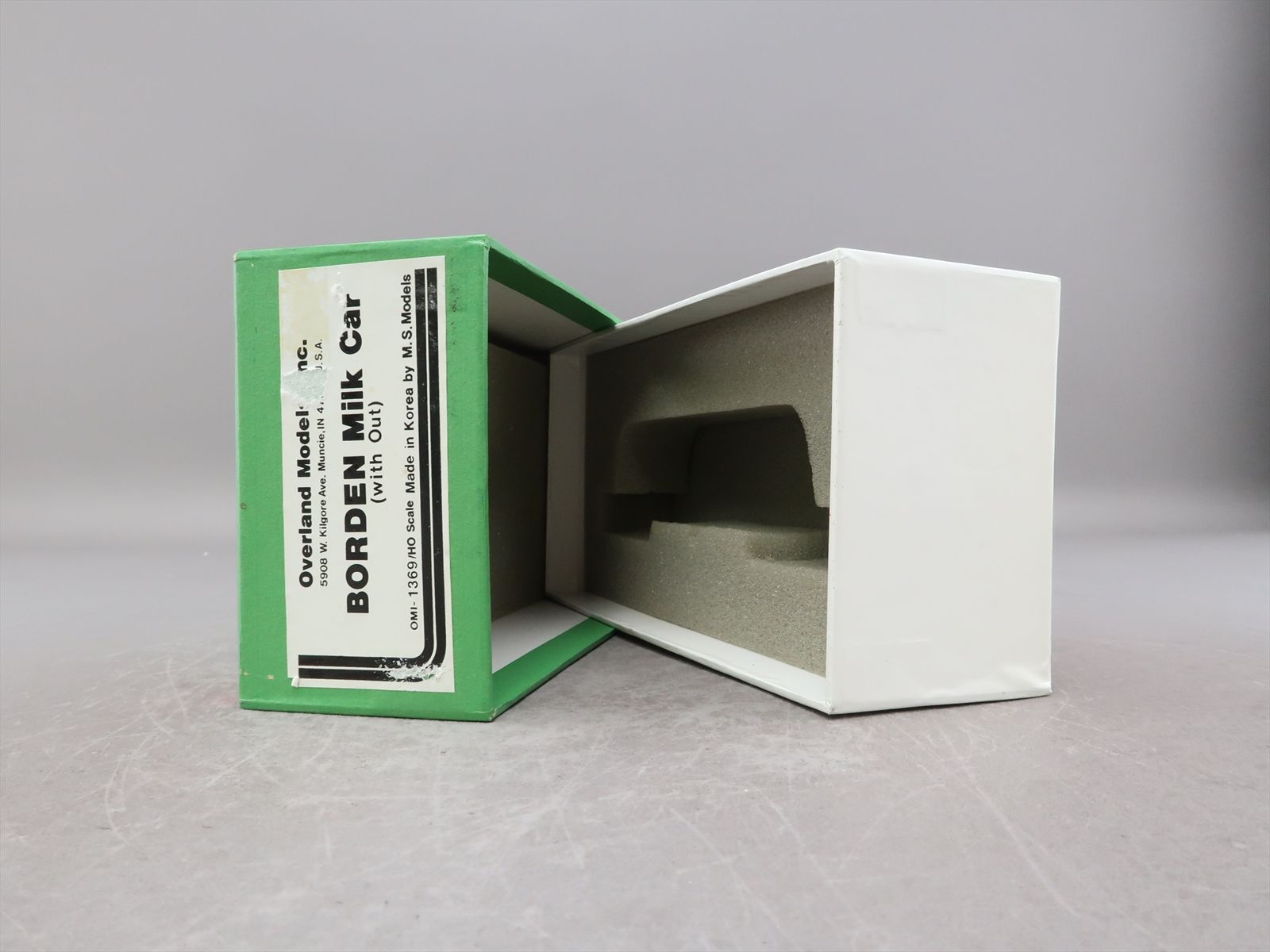 HO Brass Model - OMI 1369 BFIX Borden's Milk Car Without Fin #512 - Custom - 1986 Run - M.S. Models