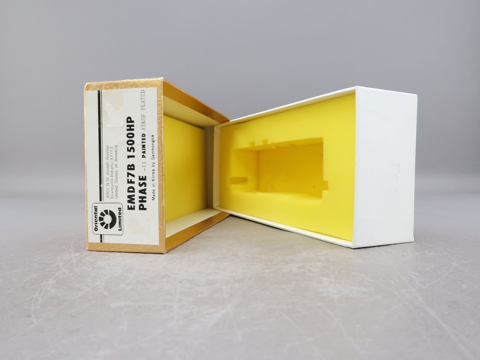 HO Brass Model - Oriental AT&SF Santa Fe F7 F7B Phase II - F/P - 1986 ...