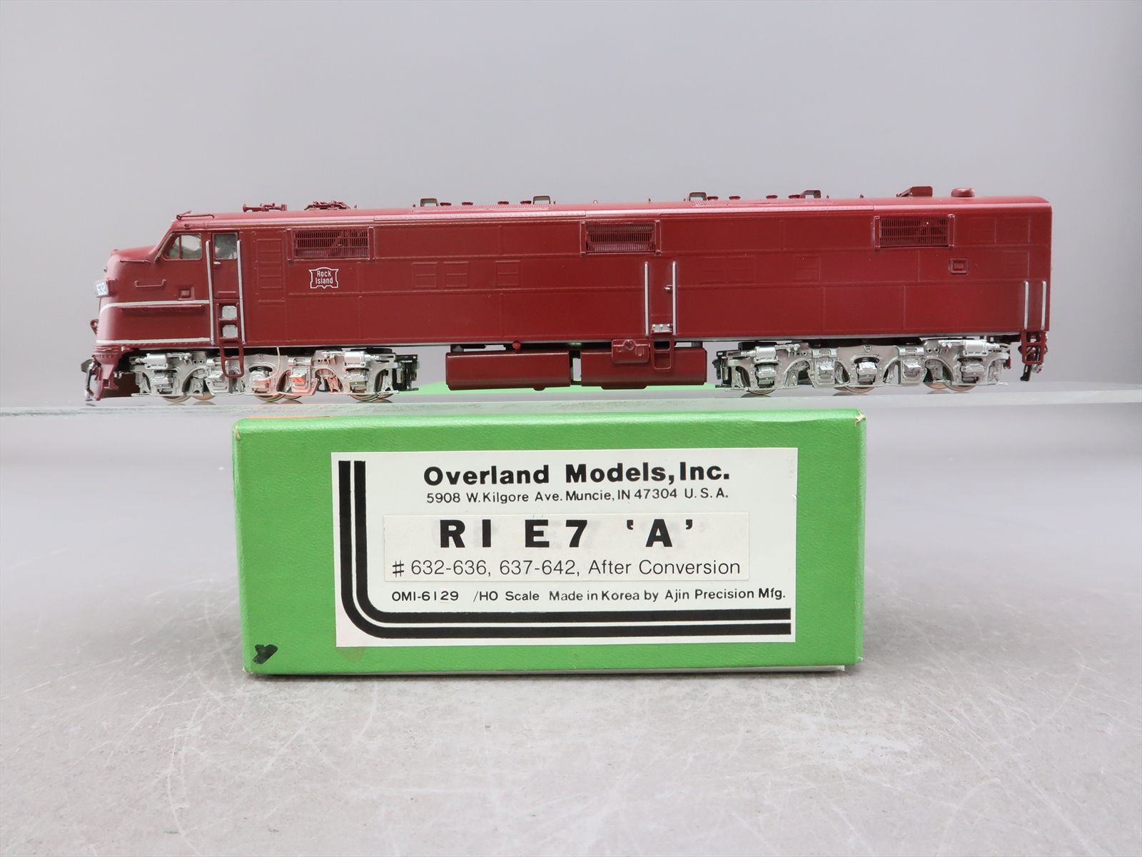 HO Brass Model - OMI 6129 RI Rock Island E7 E7A #632 After Conversion ...