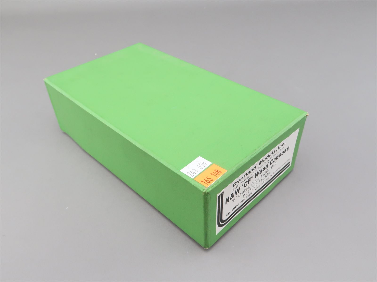 HO Brass Model - OMI 3801 N&W Norfolk & Western CF Wood Caboose K ...