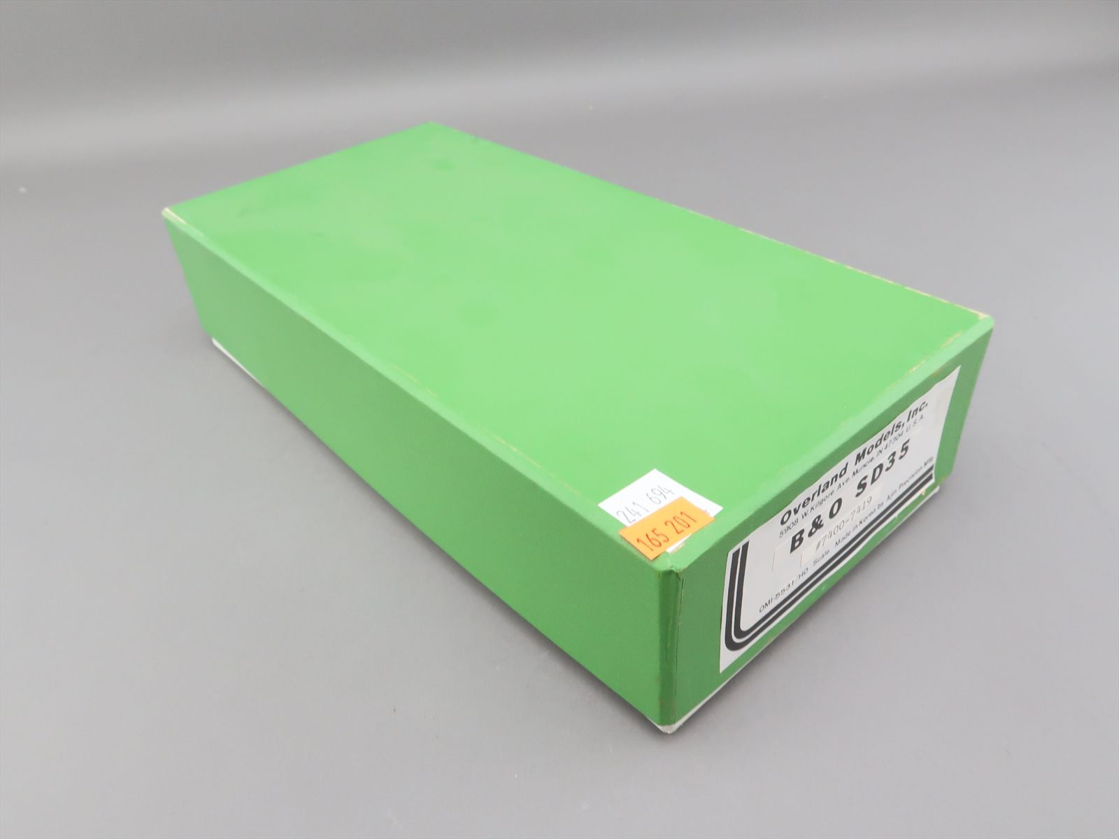 HO Brass Model - OMI 5531 B&O Baltimore & Ohio SD35 #7400 - #7419 - Unpainted - 1981 Run - Ajin