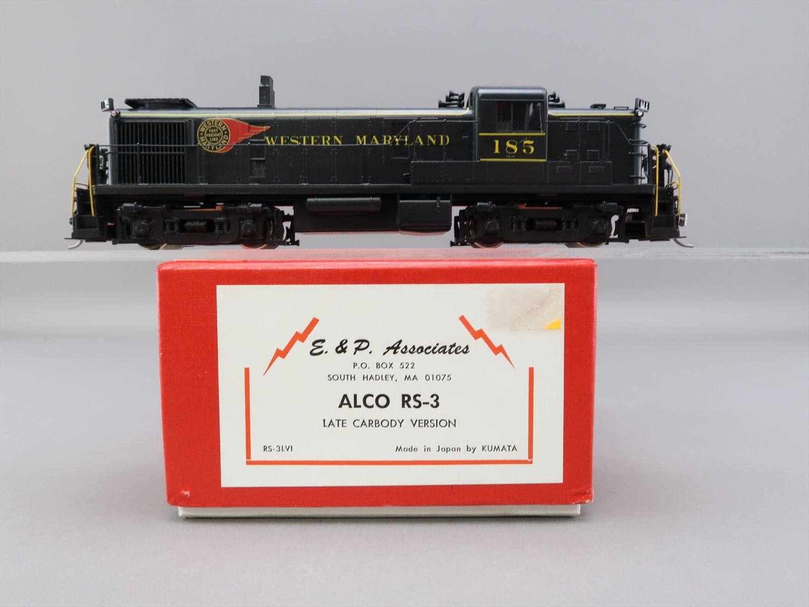 HO Brass Model - E&P RS-3LV1 WM Western Maryland Fireball RS-3 #185 ...