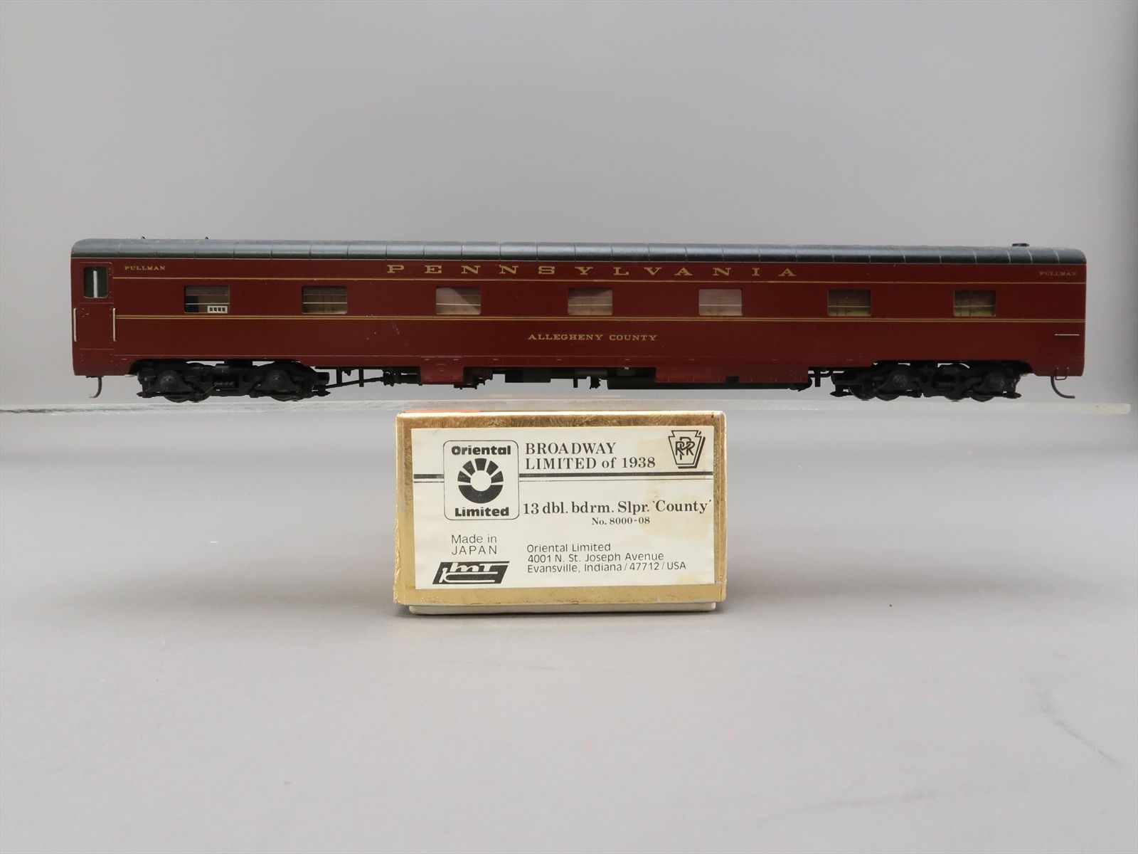 HO Brass Model - Oriental PRR Pennsylvania 1938 Broadway Limited 13 ...