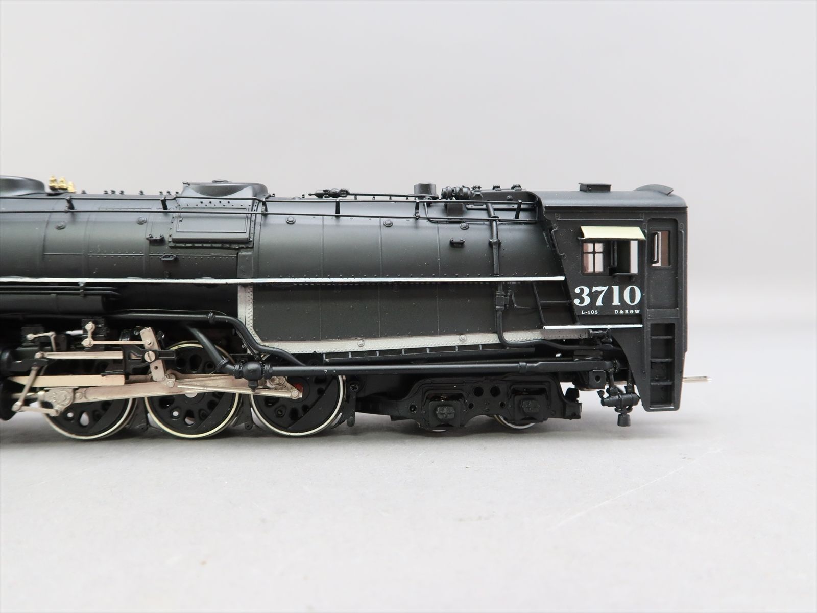 HO Brass Model - Key D&RGW 4-6-6-4 Challenger L-105 #3710 - As-Built ...
