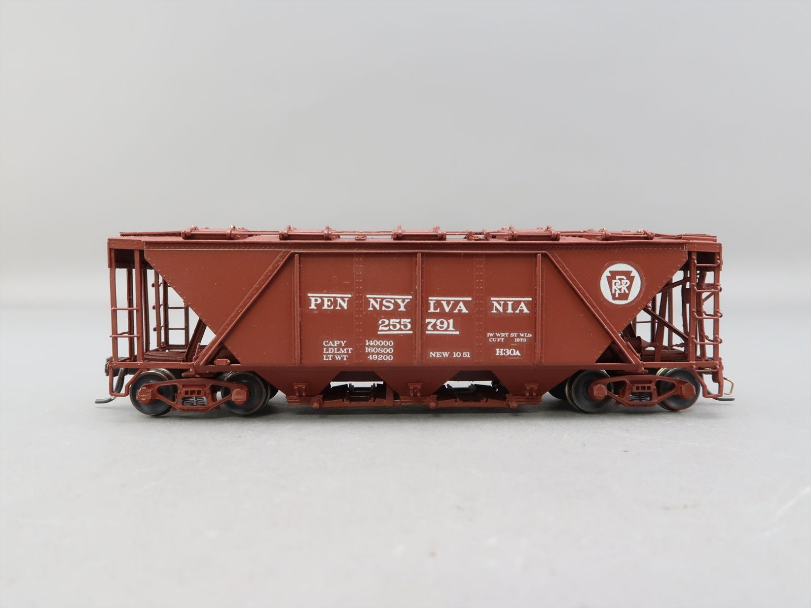 HO Brass Model - OMI 3328 PRR Pennsylvania Covered H30A Hopper #255791 ...