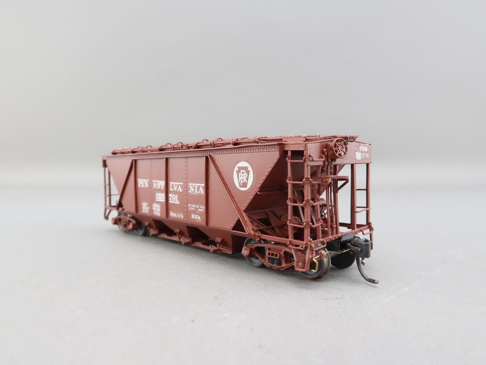 HO Brass Model - OMI 3328 PRR Pennsylvania Covered H30A Hopper #255791 ...