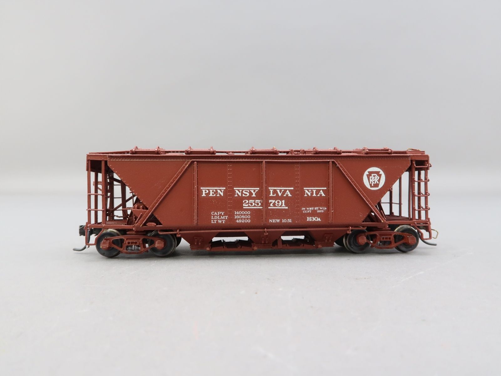 HO Brass Model - OMI 3328 PRR Pennsylvania Covered H30A Hopper #255791 ...