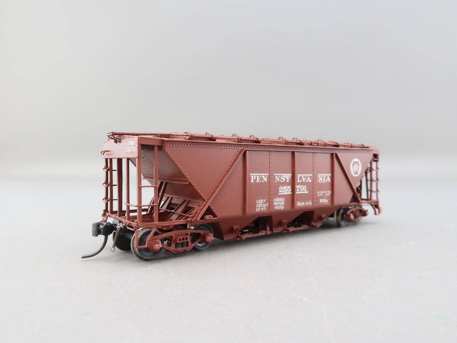 HO Brass Model - OMI 3328 PRR Pennsylvania Covered H30A Hopper #255791 ...