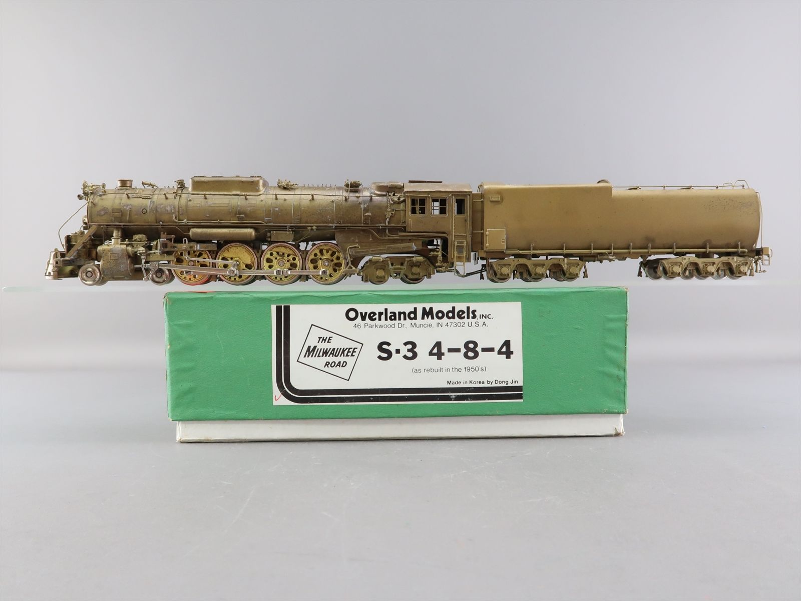 HO Brass Model - OMI 1411 Milwaukee S-3 4-8-4 As Rebuilt 1950's 4-8-4 - Unpainted - 1979 Run ...